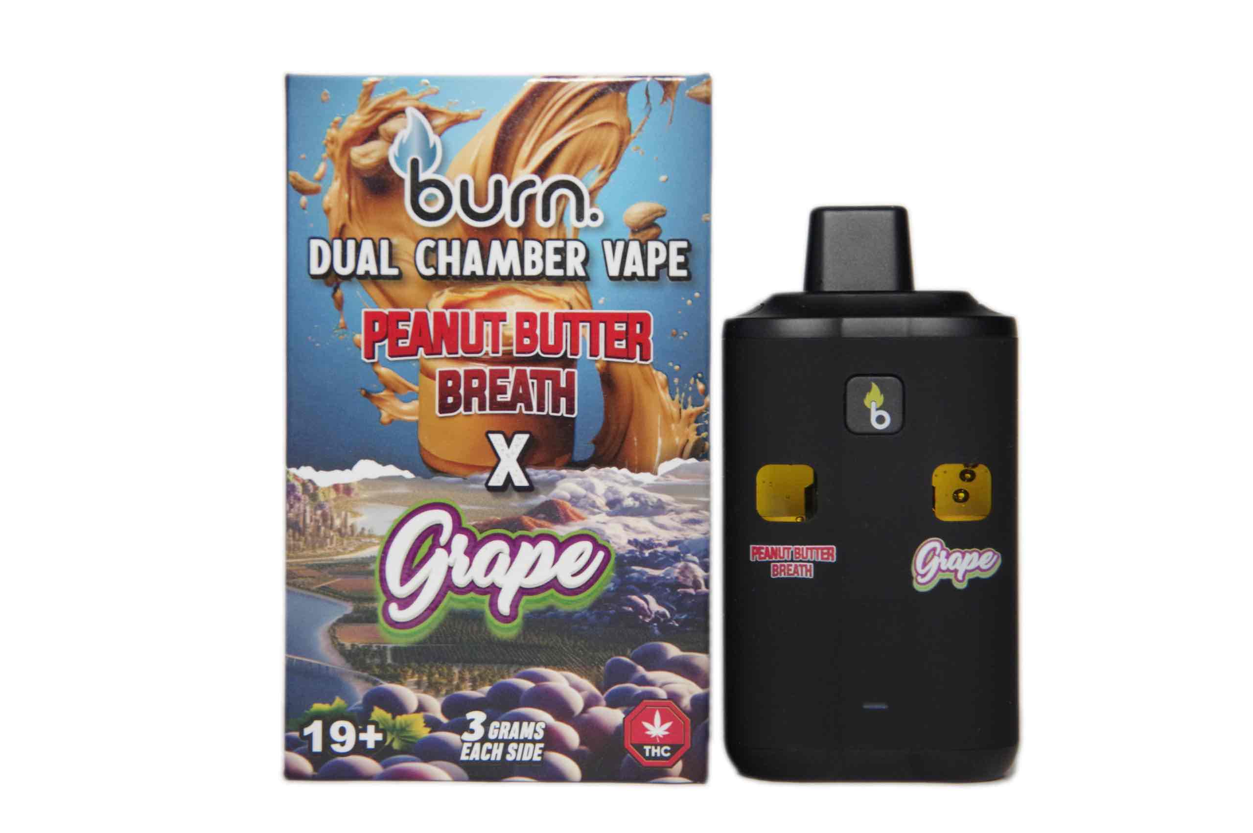 Burn Extracts – Dual Chamber Disposable Vape – Peanut Butter Breath ...